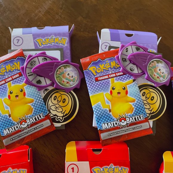 Pokemon | Toys | 222 Mcdonalds Happy Meal Toys Pokemon Card Pack Set 7 ...